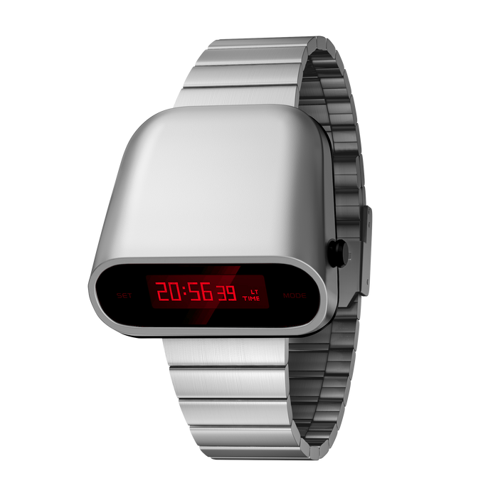 BENLYDESIGN Retro-Futuristic Metal Unique Digital Watch S1000 Series