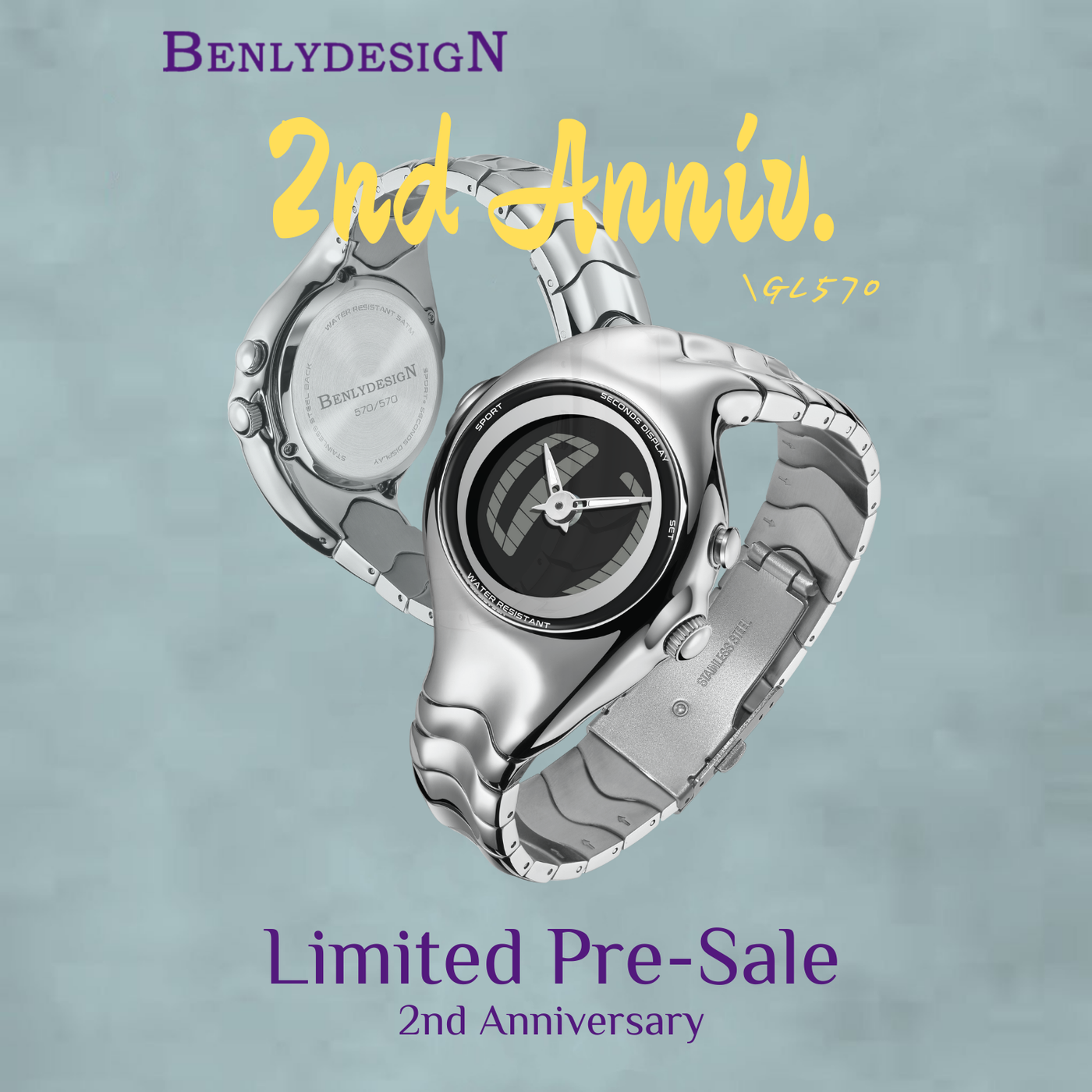 Benlydesign - Unique Metal Watches GL570