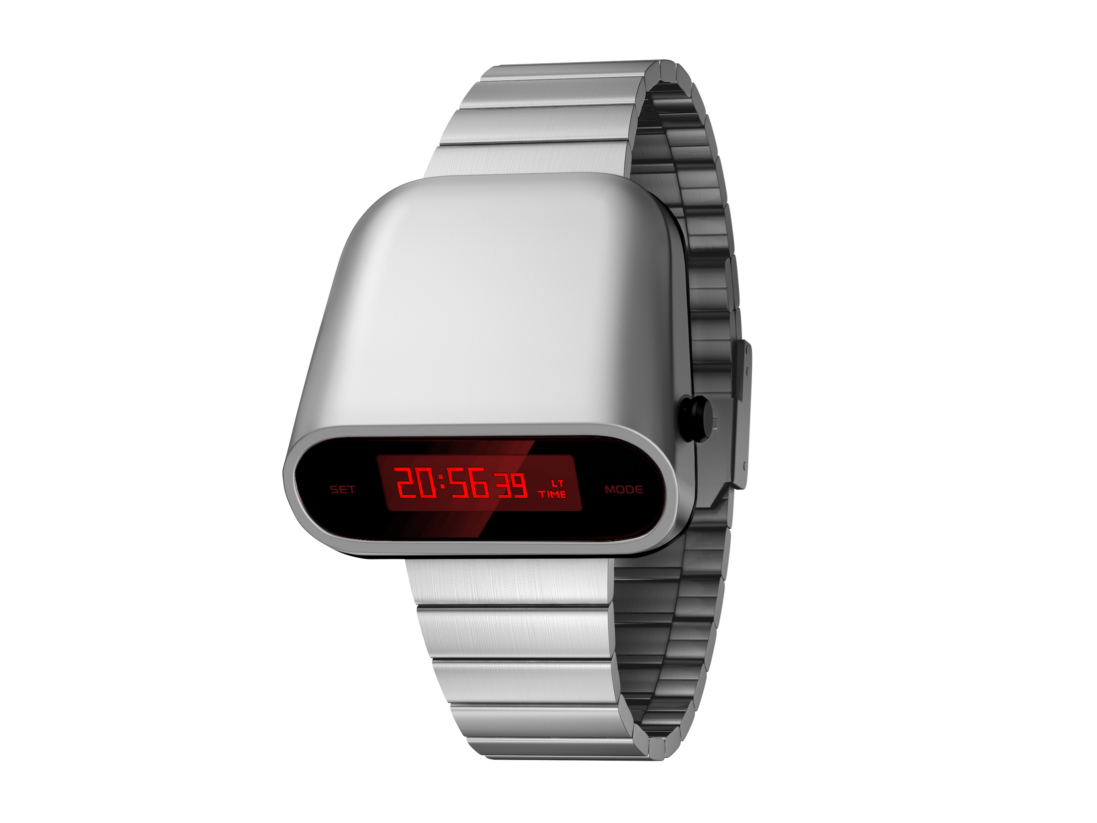 BENLYDESIGN Retro-Futuristic Metal Unique Digital Watch S1000 Series