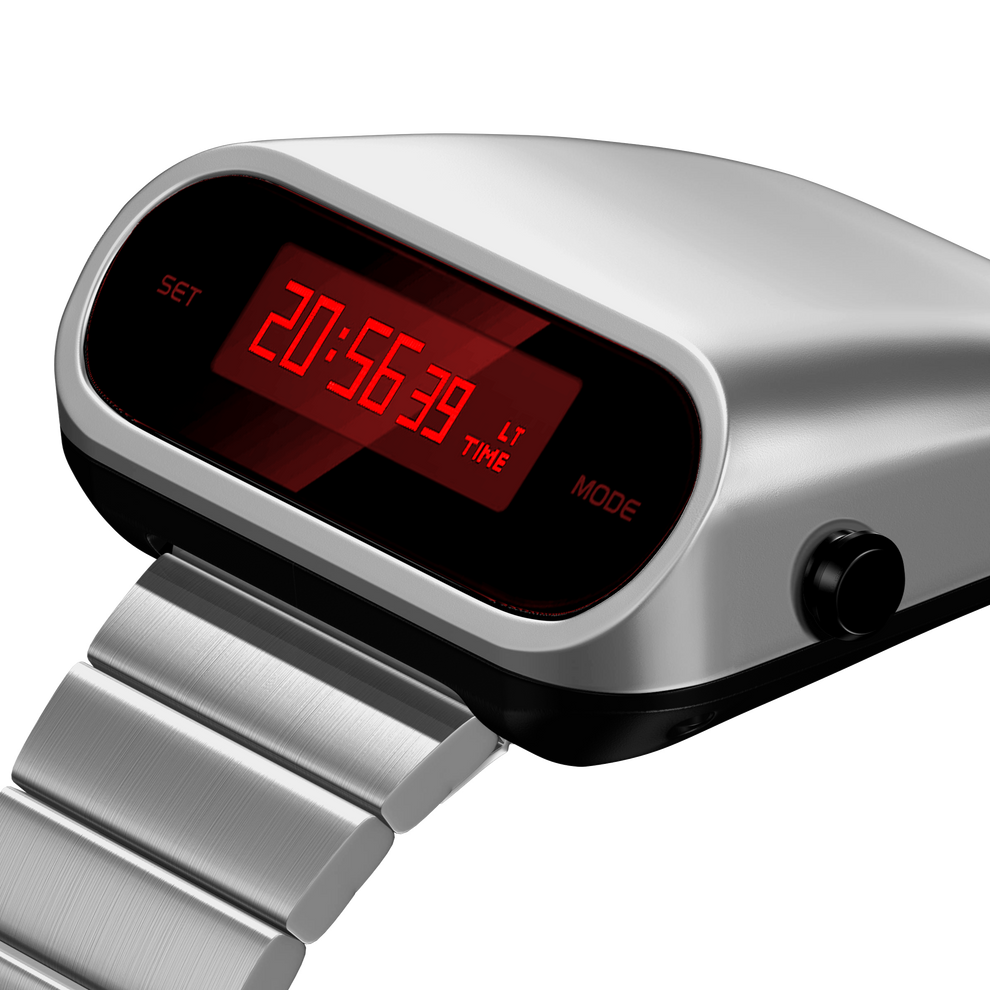 BENLYDESIGN Retro-Futuristic Metal Unique Digital Watch S1000 Series ...