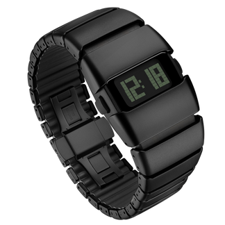 Benlydesign-y2k Metal Futuristic Unique Digital Watch -X6000S-SHINY